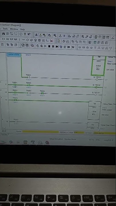 Simulasi Flip Flop PLC || Cx programmer || plc omron - YouTube