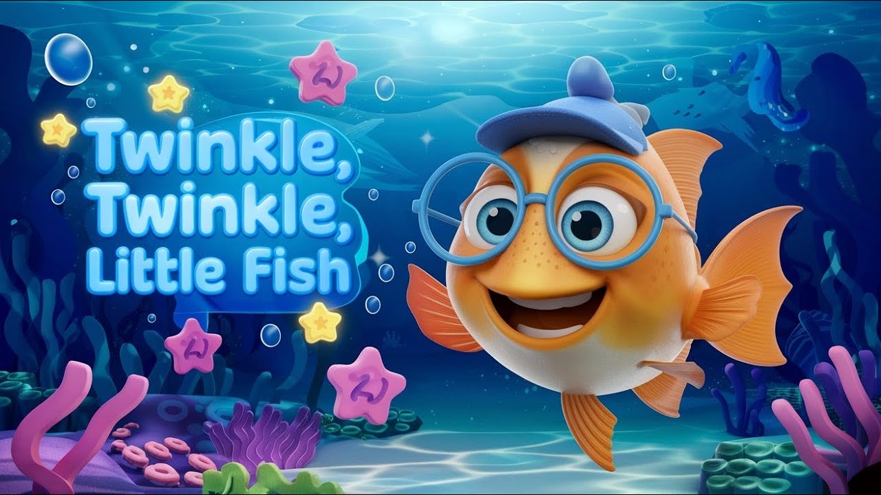 Twinkle Twinkle Little Fish | Kids Song | Nursery Rhyme | Fun Learning ...