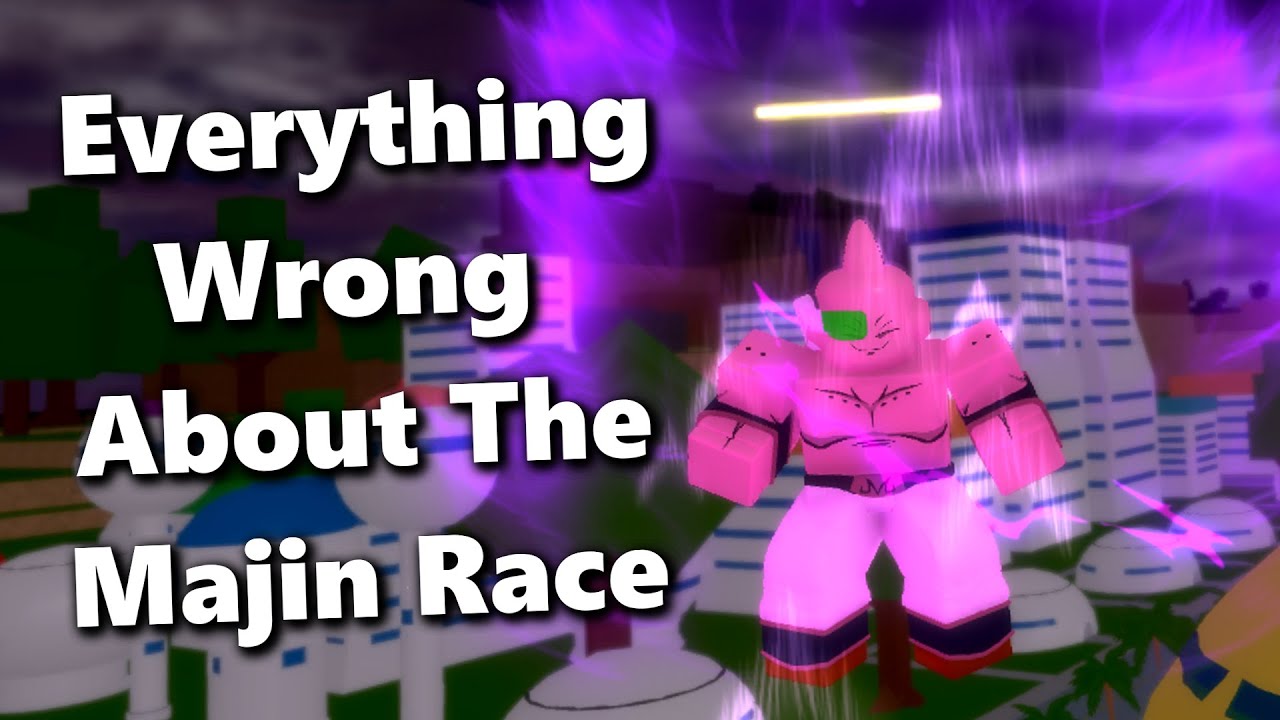 Everything Wrong About The Majin Race In DBZ Roblox - YouTube