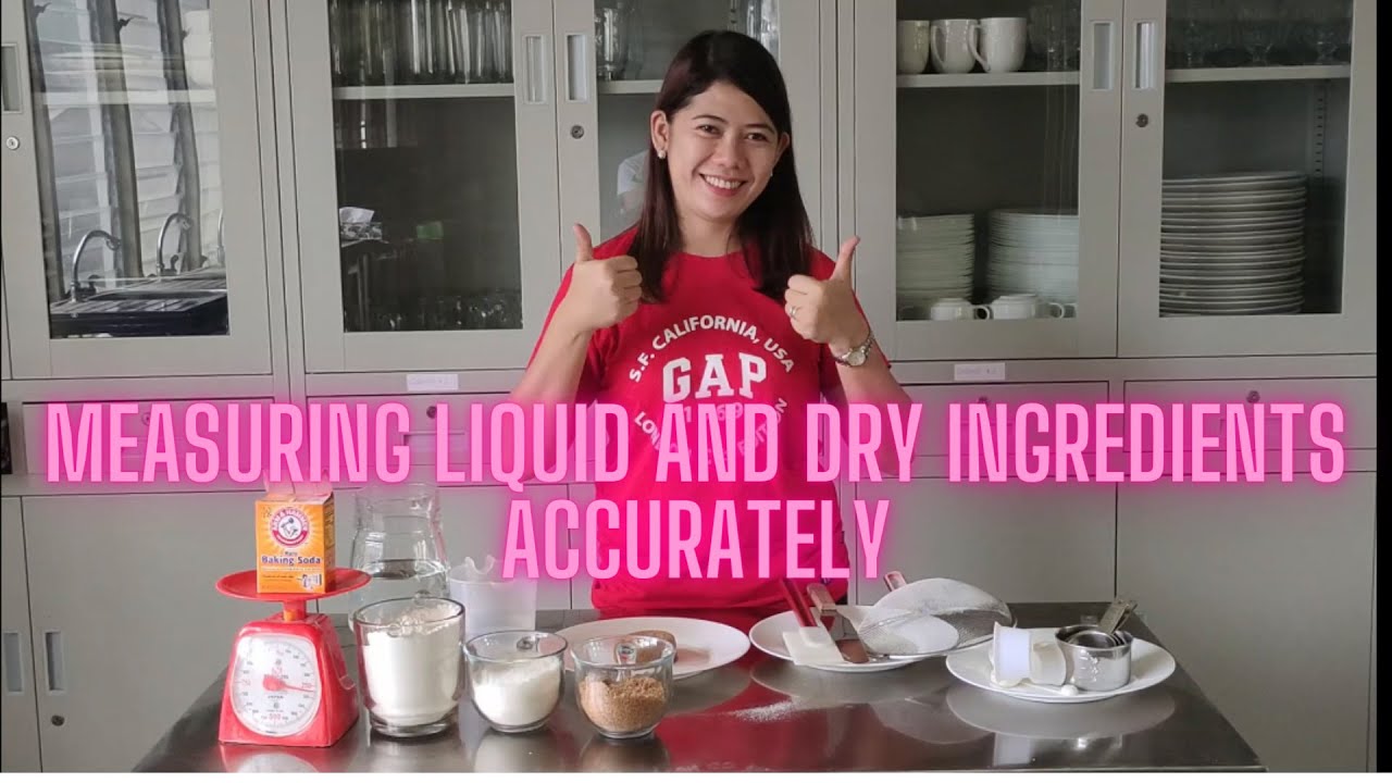 COOKERY 7 MEASURING LIQUID AND DRYS INGREDIENTS - YouTube