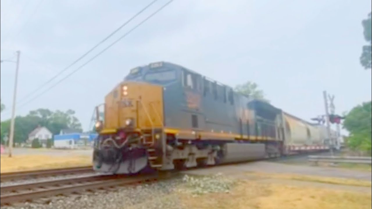 I got Csx 3262 leading! Rear Dpu Csx 705!( 68 cars!) ☀️ - YouTube