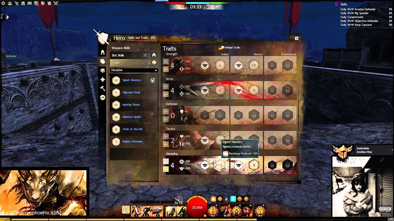 Guild Wars 2 - The High Risk Roamer - Warrior Build (Outdated) - YouTube