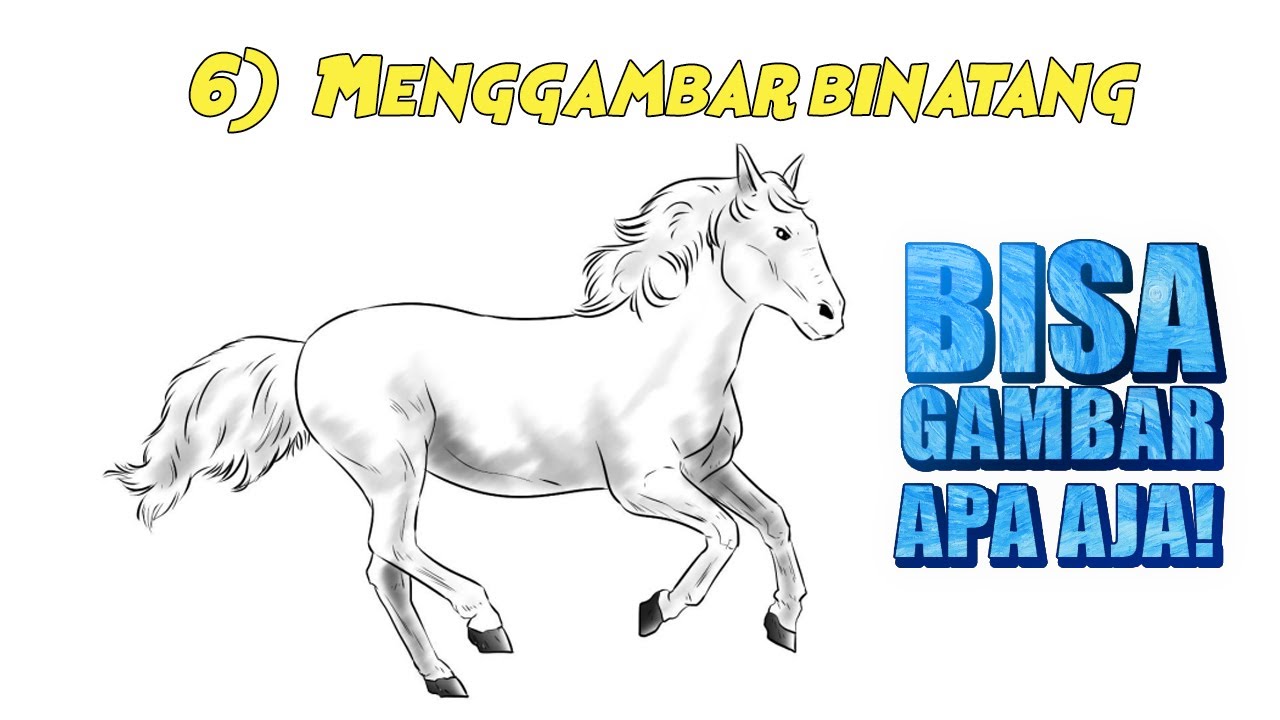 Cara Mudah Menggambar Binatang - BISA GAMBAR APA AJA series - YouTube