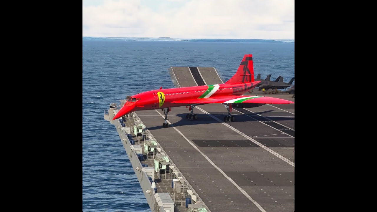 This is Crazy! Concorde Ferrari Hypersonic Aircraft Takes Off from ...