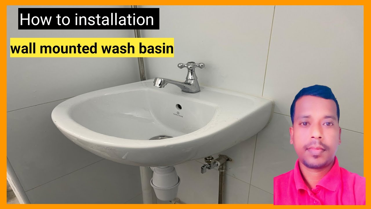 How to install wall mounted wash basin how to Plumbing tutorial #New ...