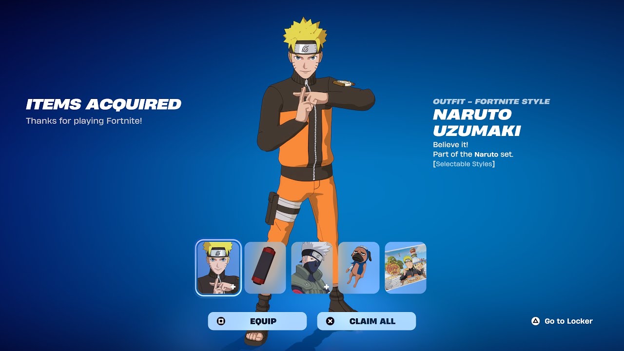 How To Get Naruto Uzumaki Skin For FREE! (Fortnite) - YouTube