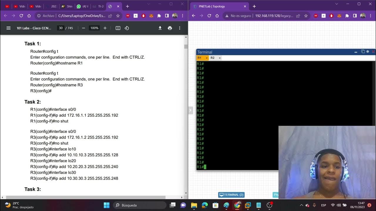 Lab 1 Configure, Verify, and Troubleshoot IPv4 Addresses - YouTube