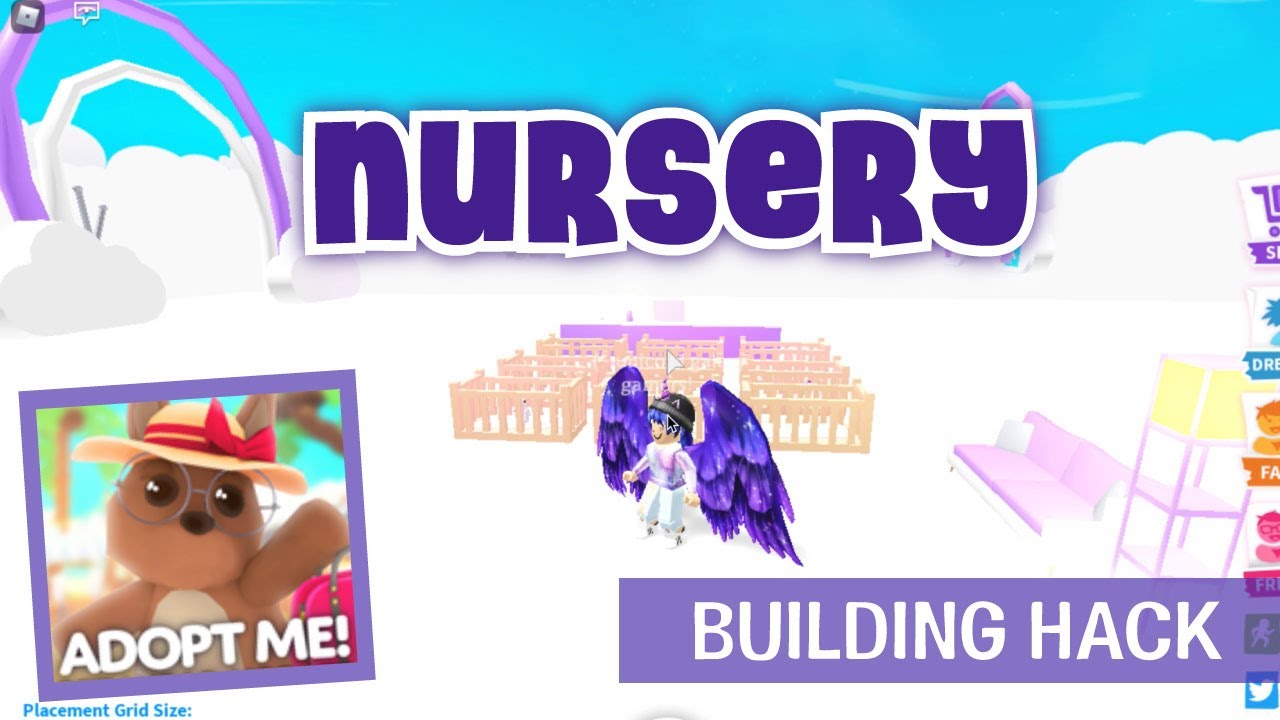 Adopt me - Building a Nursery - YouTube