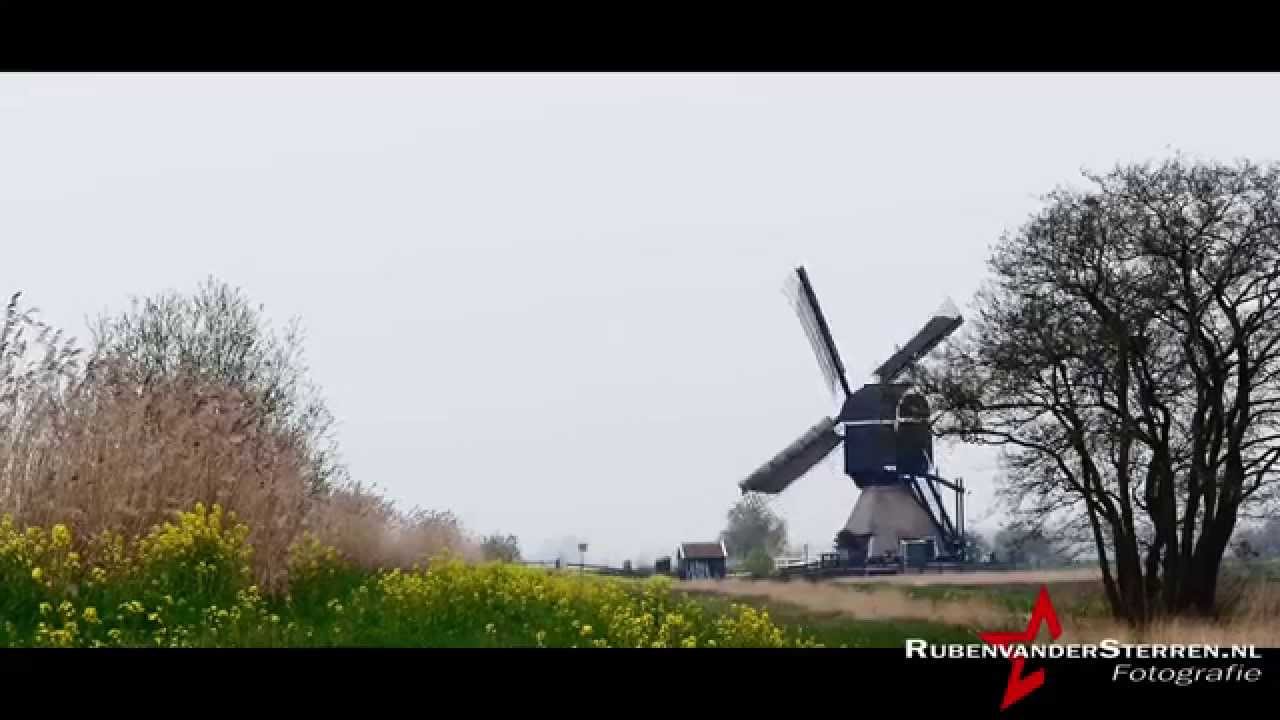Dutch Windmill: Broekmolen Streefkerk - YouTube