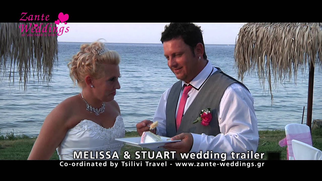 Melissa & Stuart, SEASCAPE WEDDING, Zante Weddings by Tsilivi Travel in ...