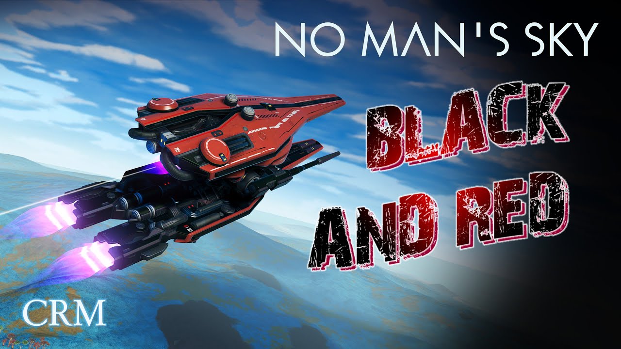 20 Black and Red Interceptors (No Man's Sky) (Chill video) - YouTube