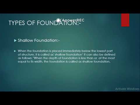 Comparison between shallow foundation and deep foundation - YouTube