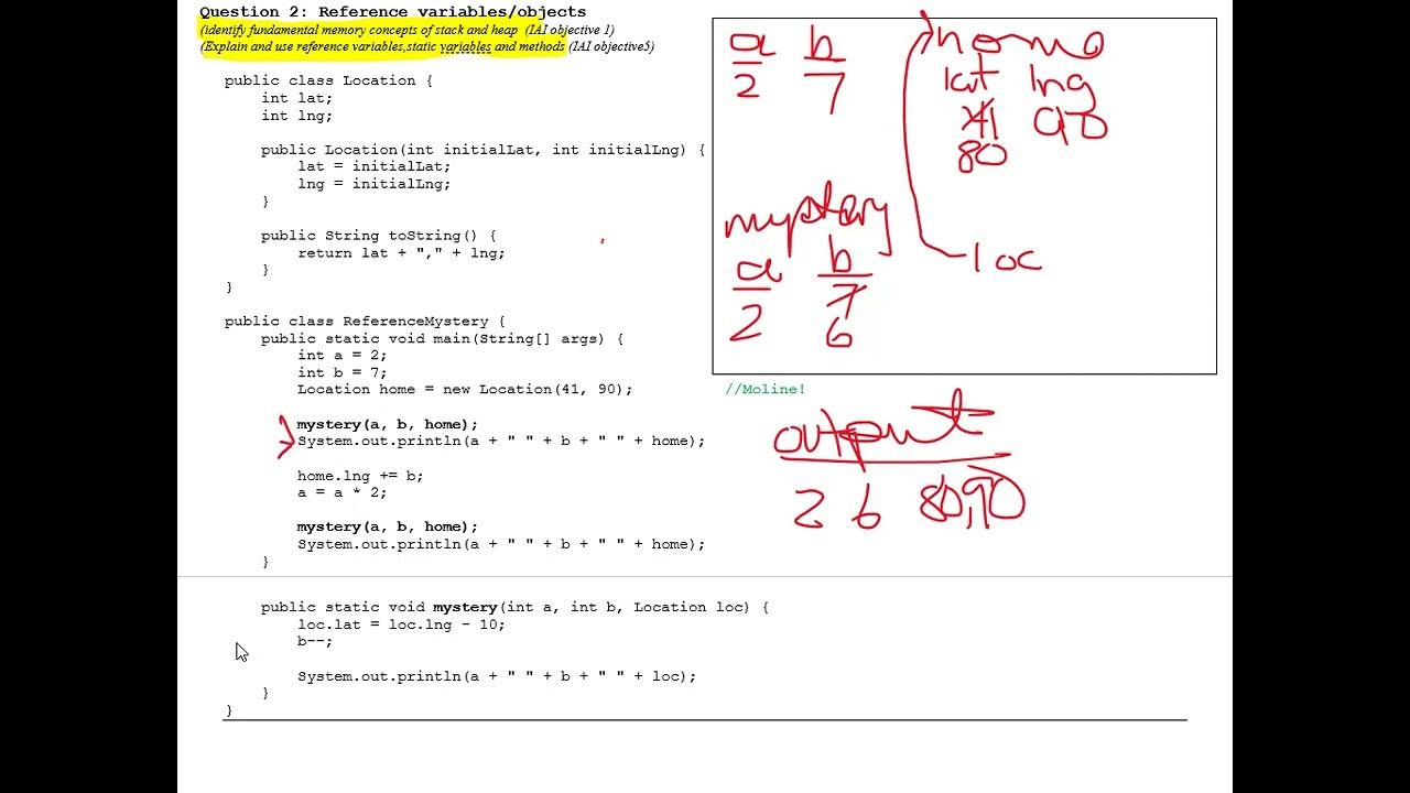 CS225MidtermReviewReference variables/objects - YouTube