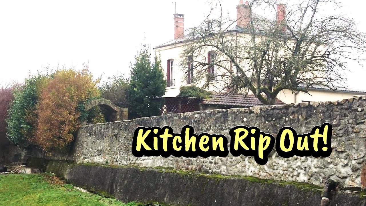 Kitchen Rip Out Begins! - YouTube