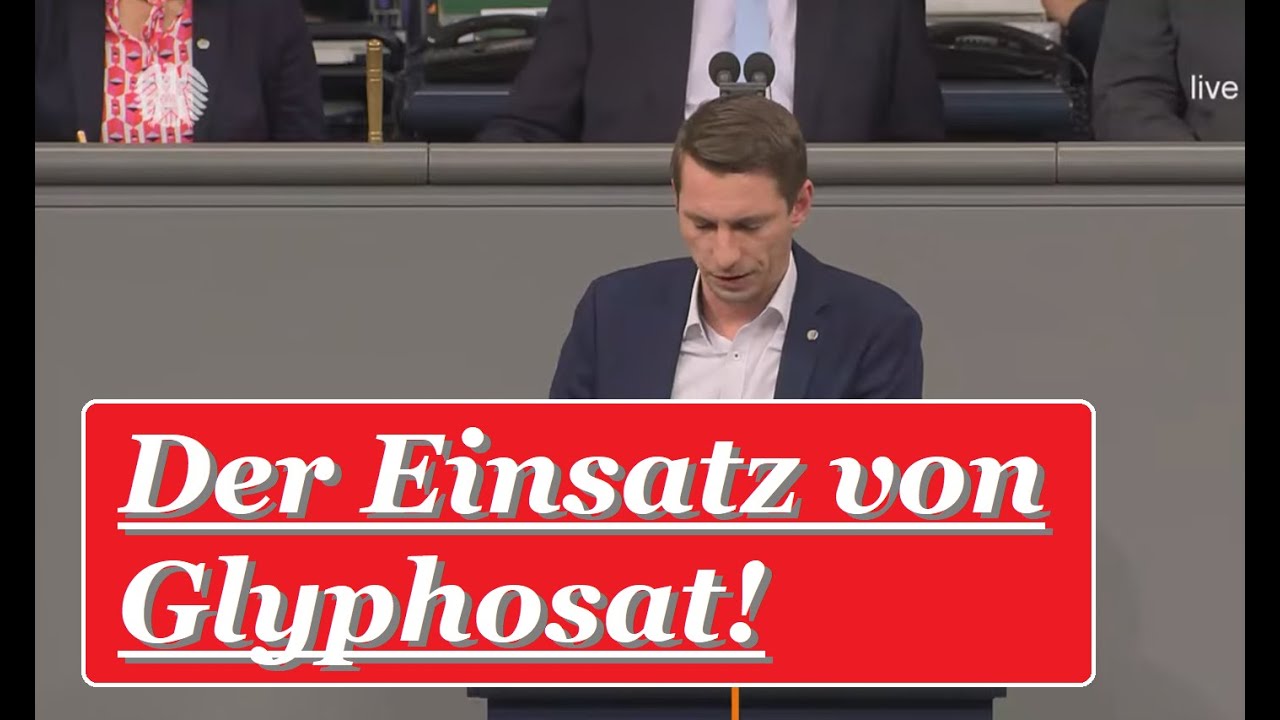 Wir bleiben 💥 skeptisch beim Einsatz von Glyphosat! Frank Rinck AfD ...