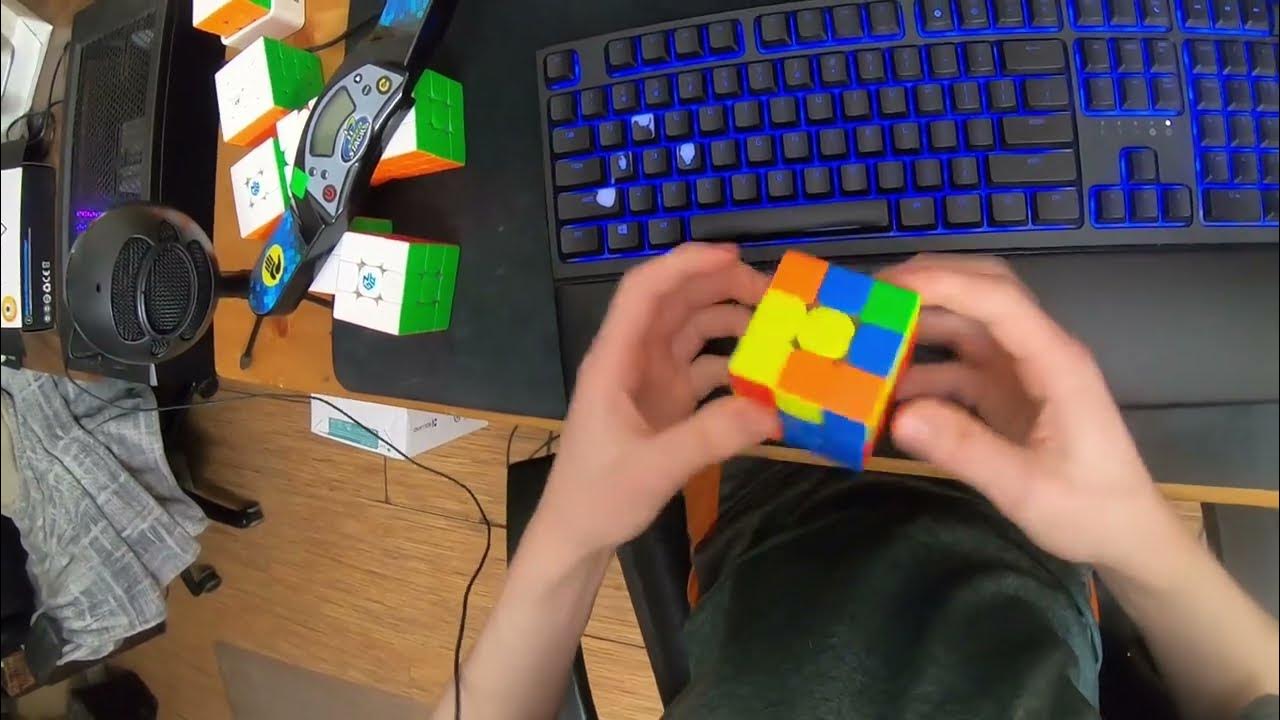 fast keyboard solving v3 (3.96 ao5) - YouTube