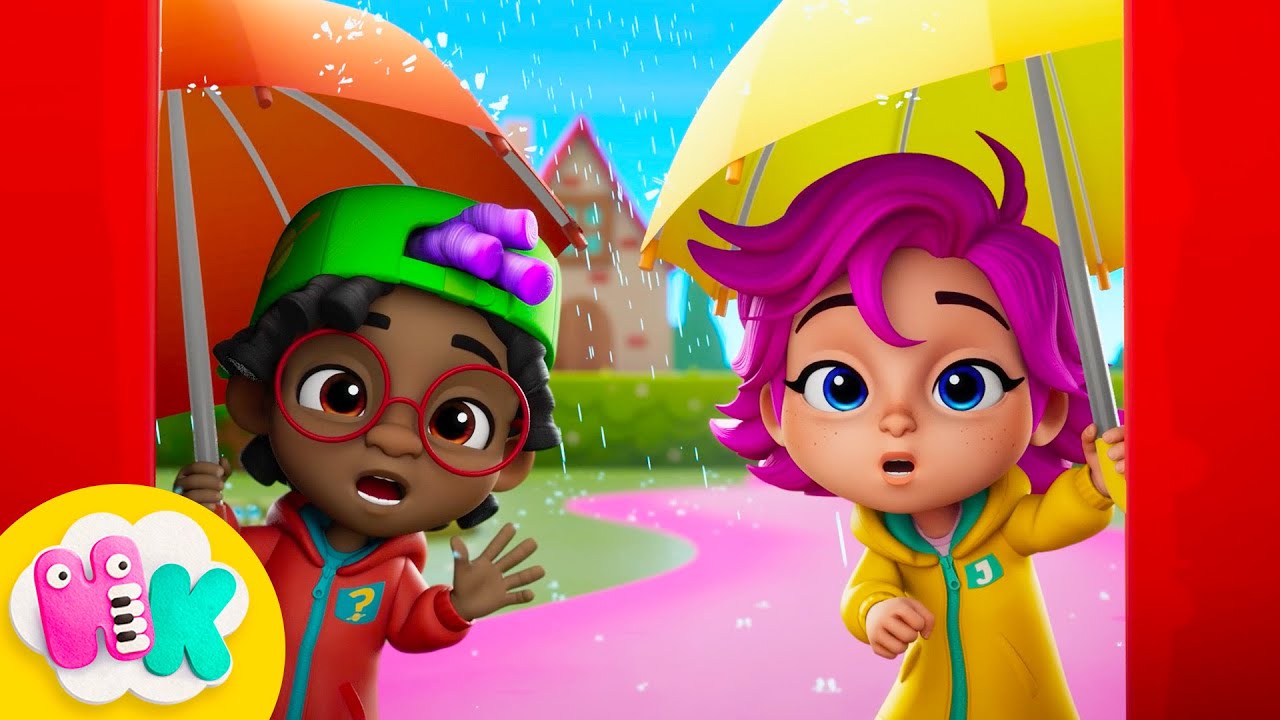 It's Raining It's Pouring ☔️ Family Members Song for Toddlers | HeyKids ...