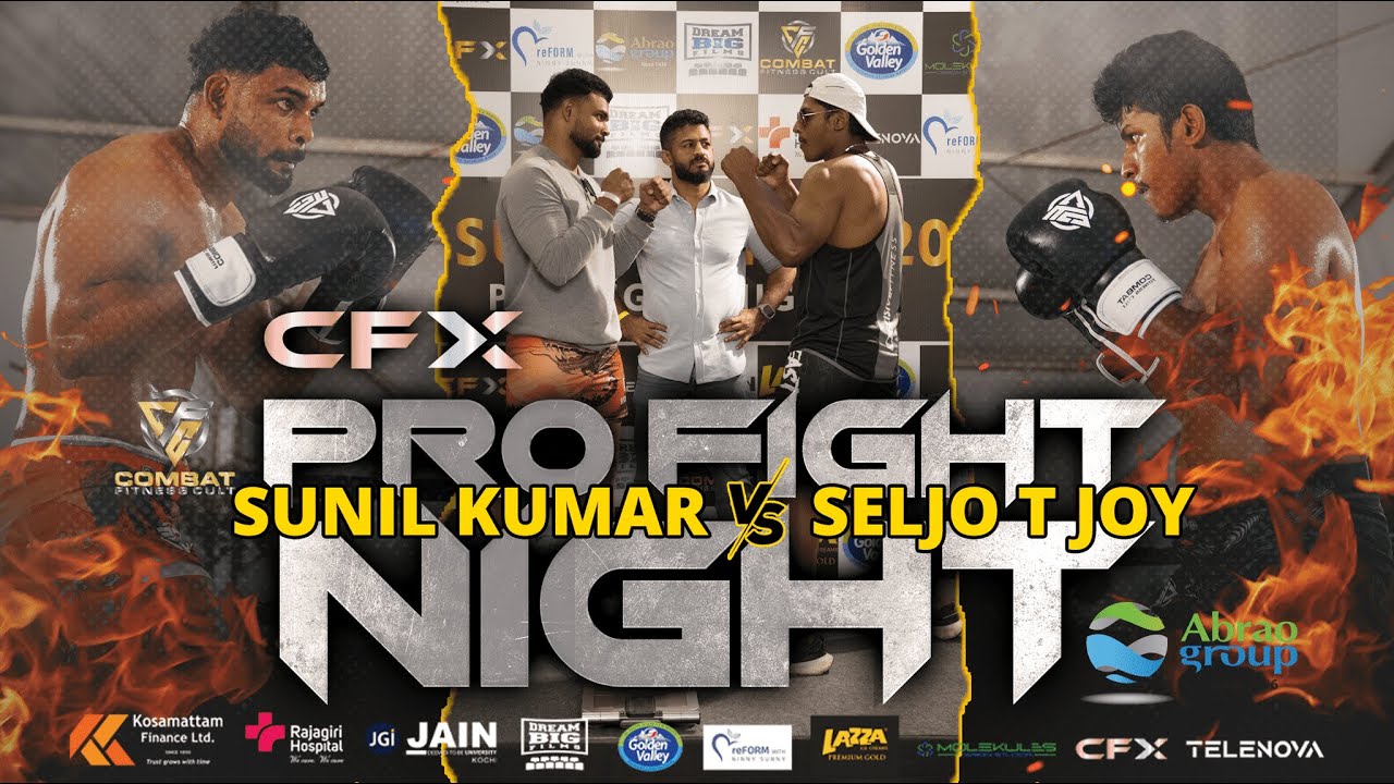 Sunil Kumar Vs Seljo T Joy | Cfc Pro Fight Night 2024 | Full Match ...