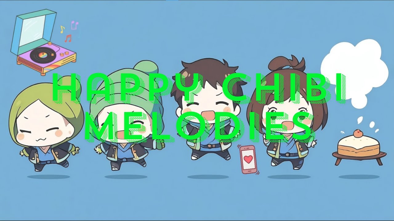 🎵 Happy Chibi Melodies: Uplifting Lo-fi Beats for Relaxation & Focus ...