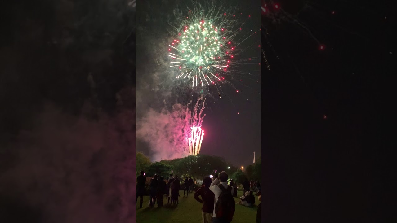 Dubai Frame Fireworks Dec 27 2019 - YouTube