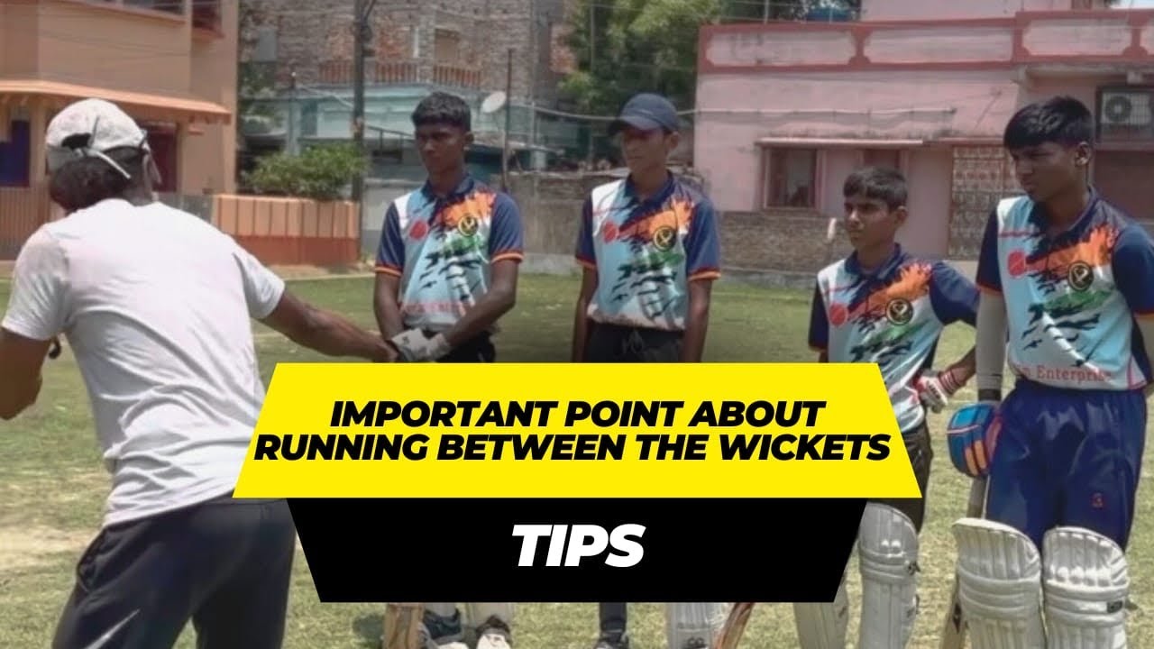 Important point for Running between the wickets 🏏🏃‍♂️ #running #cricket ...