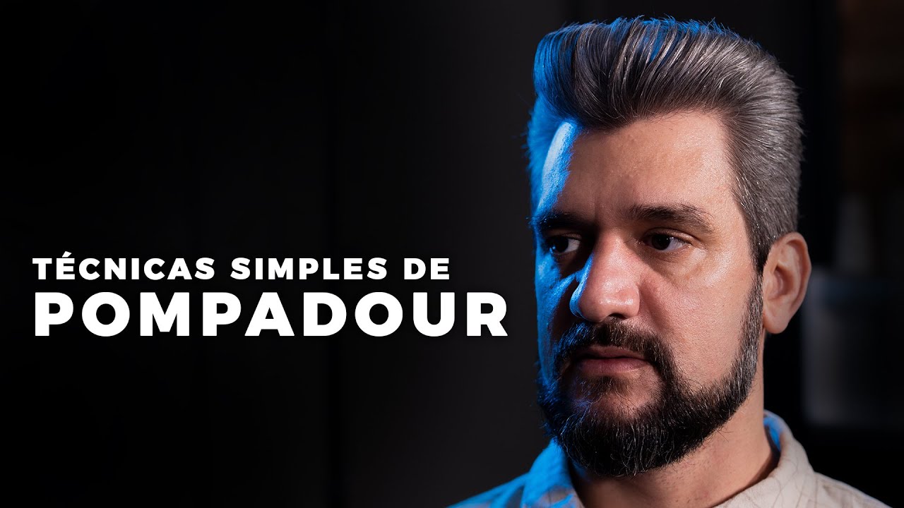Técnica simples e fácil para fazer o corte Pompadour | Cortes por ...