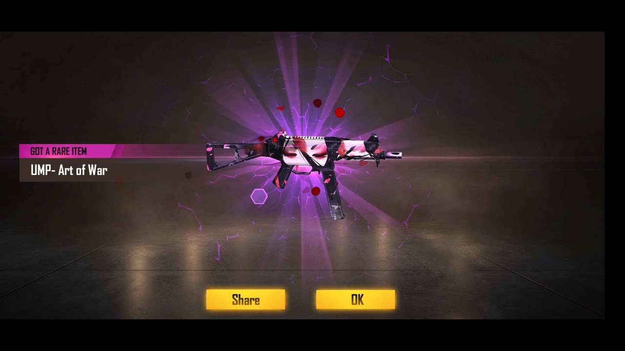 Free Fire Ump Art of War New Weapon Royale - YouTube