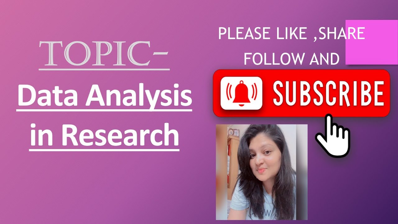 9 Introduction to Data Analysis in Research #MBA #BBA #MBAInsights# ...