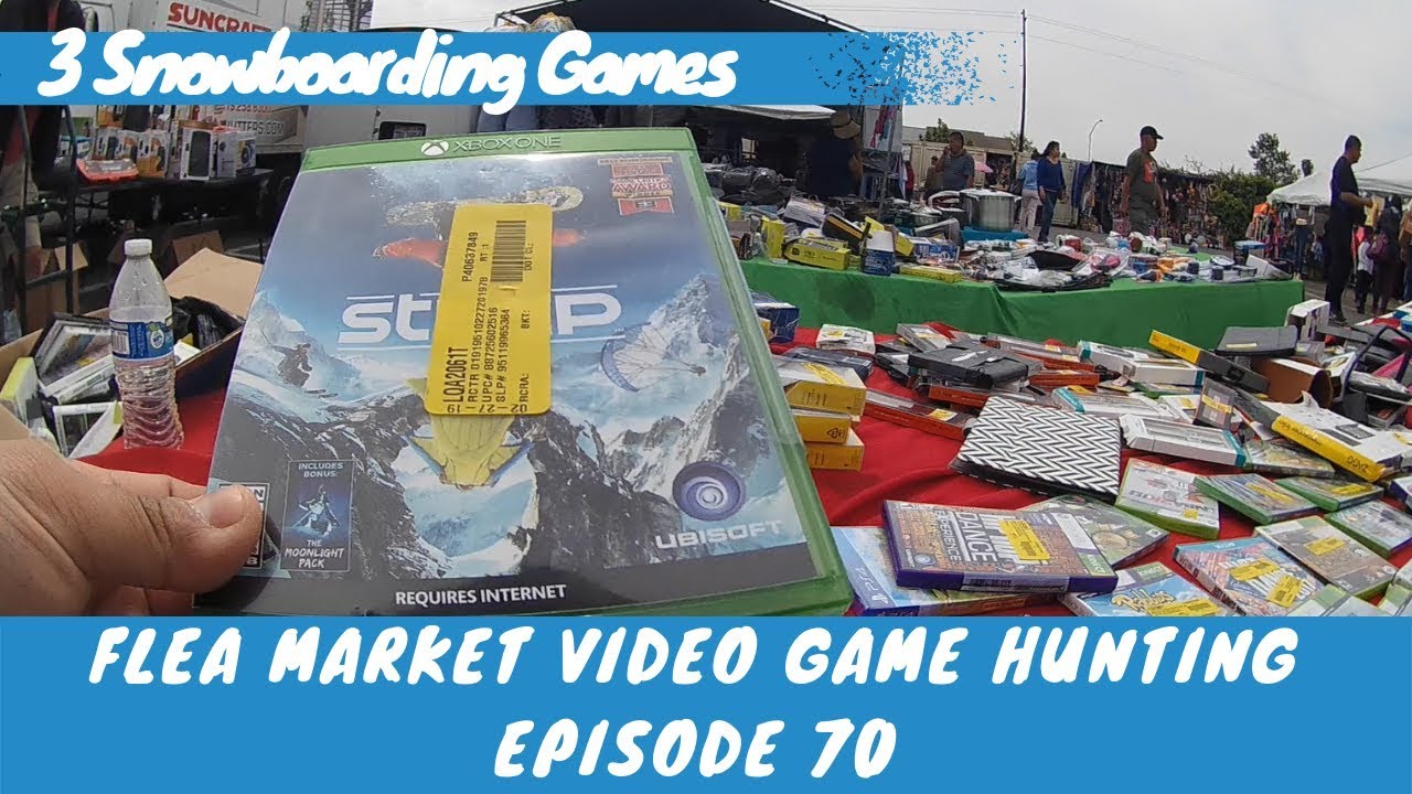 Flea Market Video Game Hunting (Ep. 70) 3 Snowboarding Games - YouTube