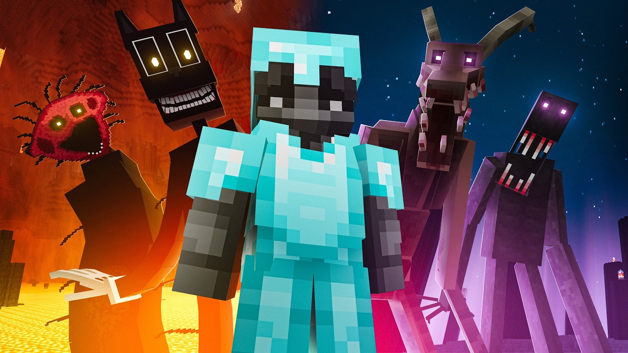 I Survived Minecraft's Most Disturbing Mods For 100 Days - YouTube