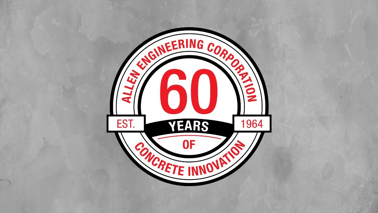 60 Years of Concrete Innovation | Allen Engineering Corporation - YouTube