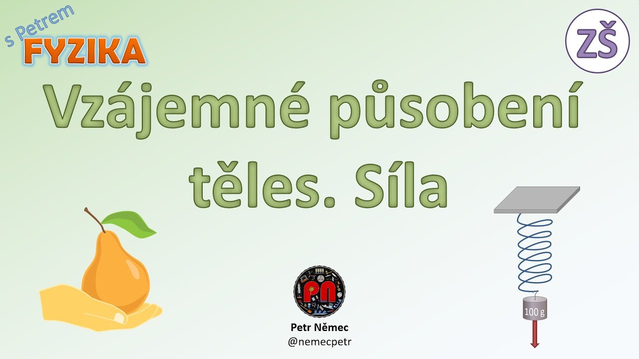 Vzájemné působení těles, síla - fyzika 6 ZŠ - YouTube