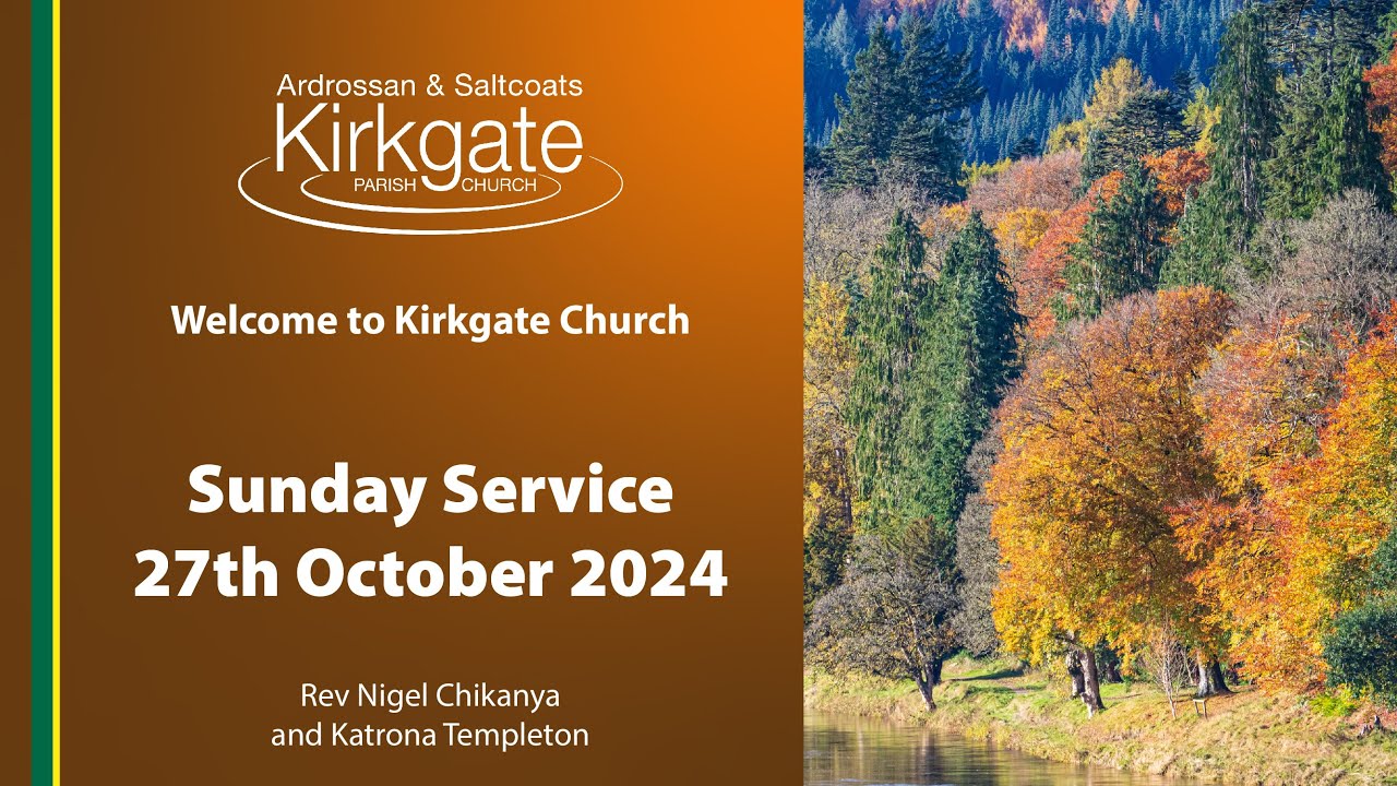 Sunday Service - 27th October 2024 - YouTube