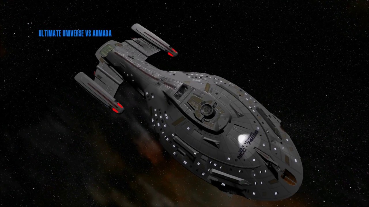 Star Trek Legacy: Ultimate Universe 2.2 - Warship Intrepids vs. Galaxy ...