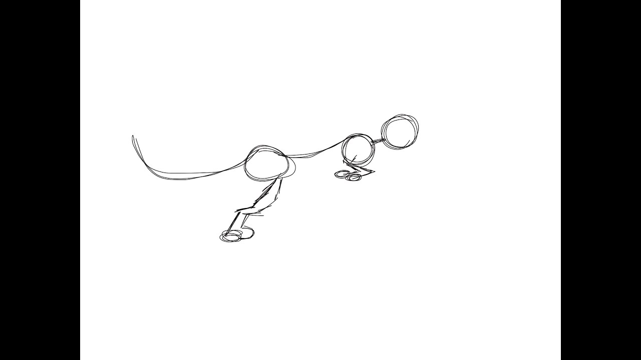 -SIMPLE EASY CAT DRAWING ANIMATION- {JUMPING} :} - YouTube