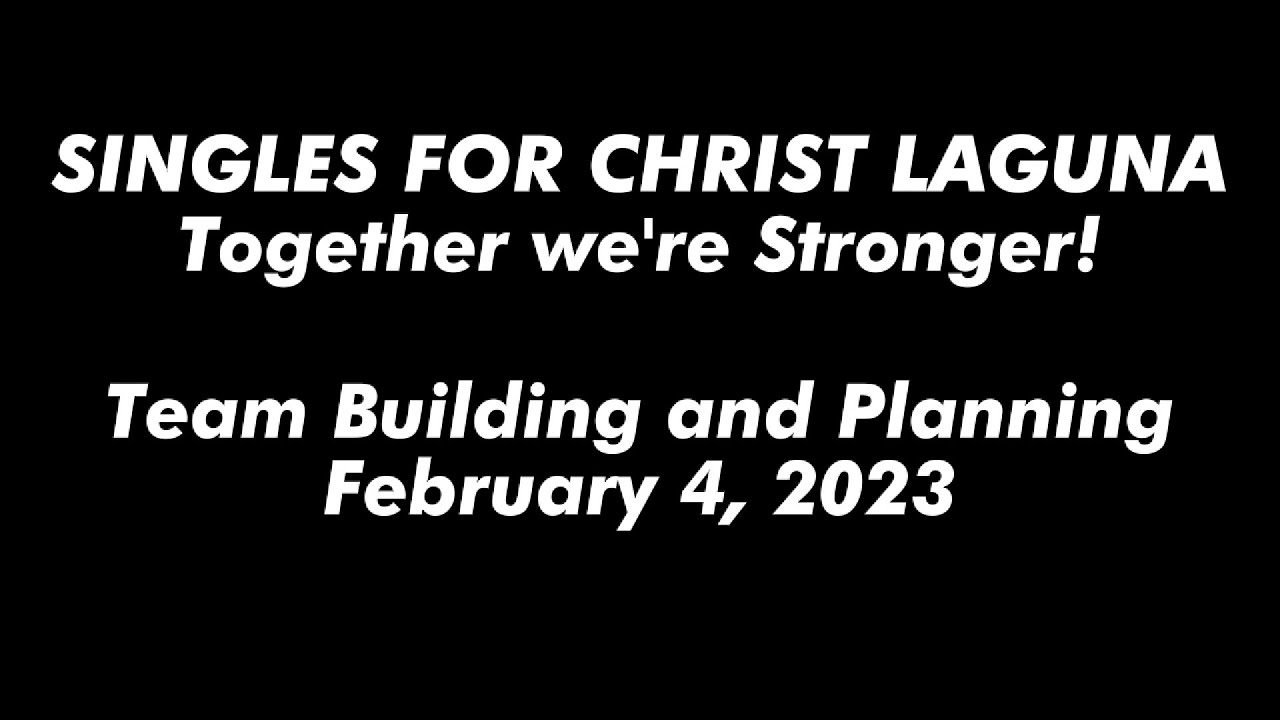 CFC SFC Laguna - Team Building and Planning 2023 - YouTube