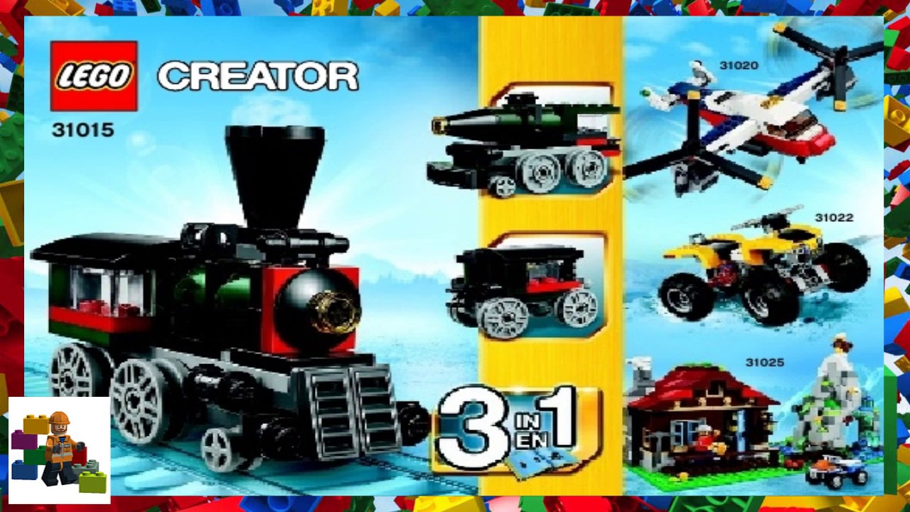 LEGO instructions - Creator - 31015 - Emerald Express - YouTube