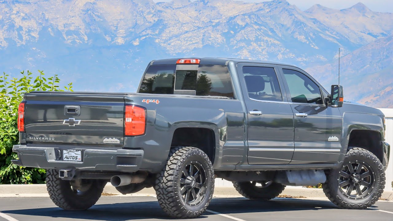 2017 CHEVY SILVERADO 2500HD 4x4 HIGH COUNTRY L5P DURAMAX DIESEL ...