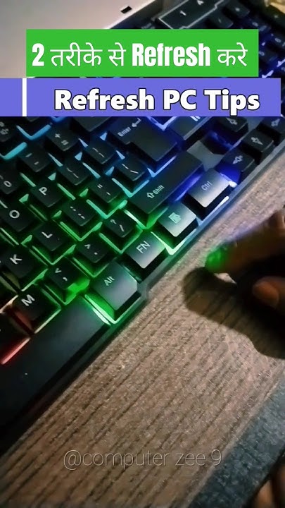 Refresh your pc using keyboard shortcuts #shorts #keyboardshortcuts ...