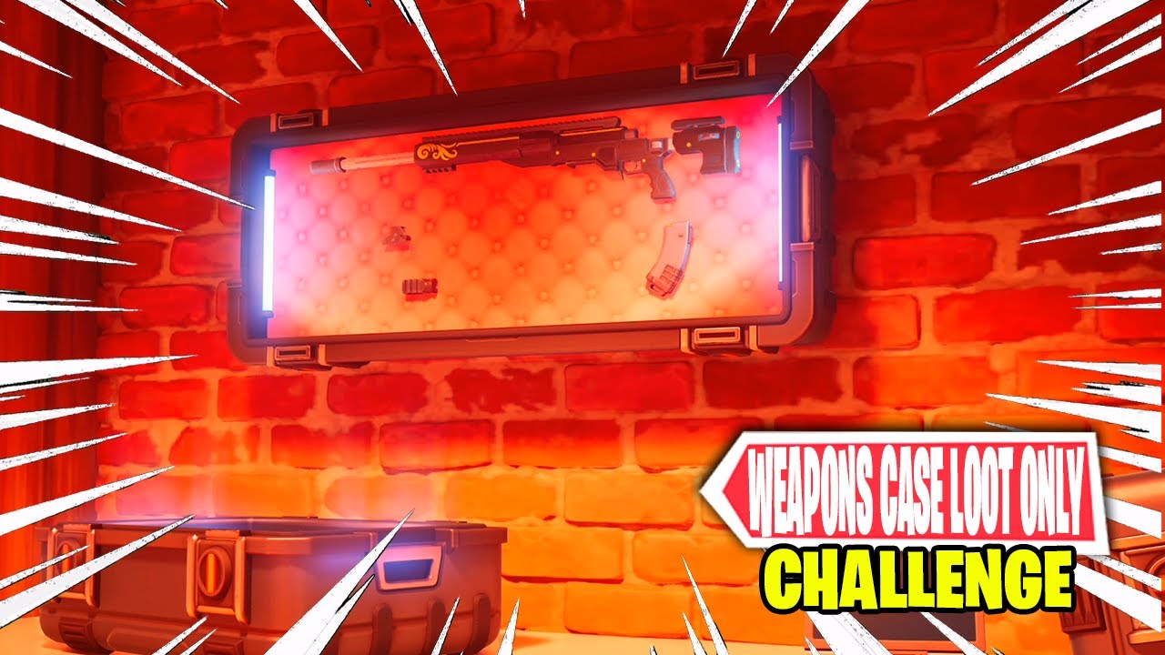 Weapons Case Only Challenge in Fortnite - YouTube