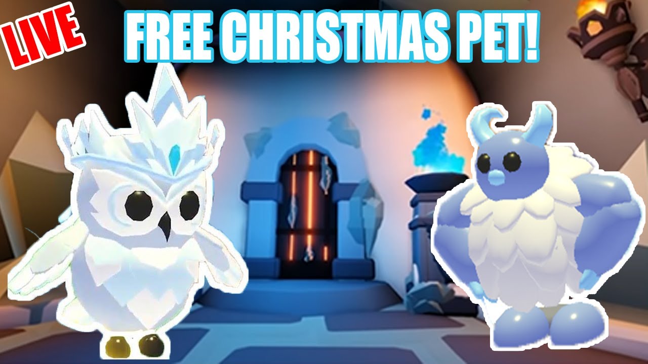 🔴LIVE ADOPT ME CHRISTMAS PET SNOW OWL GIVEAWAY+TRADING | ROBLOX - YouTube