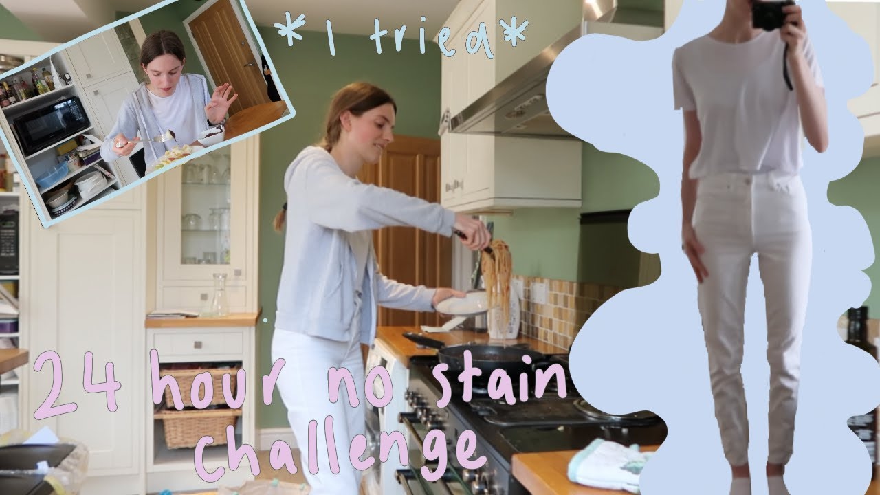 Try not to get a stain 24 hour challenge *it’s harder than it looks ...