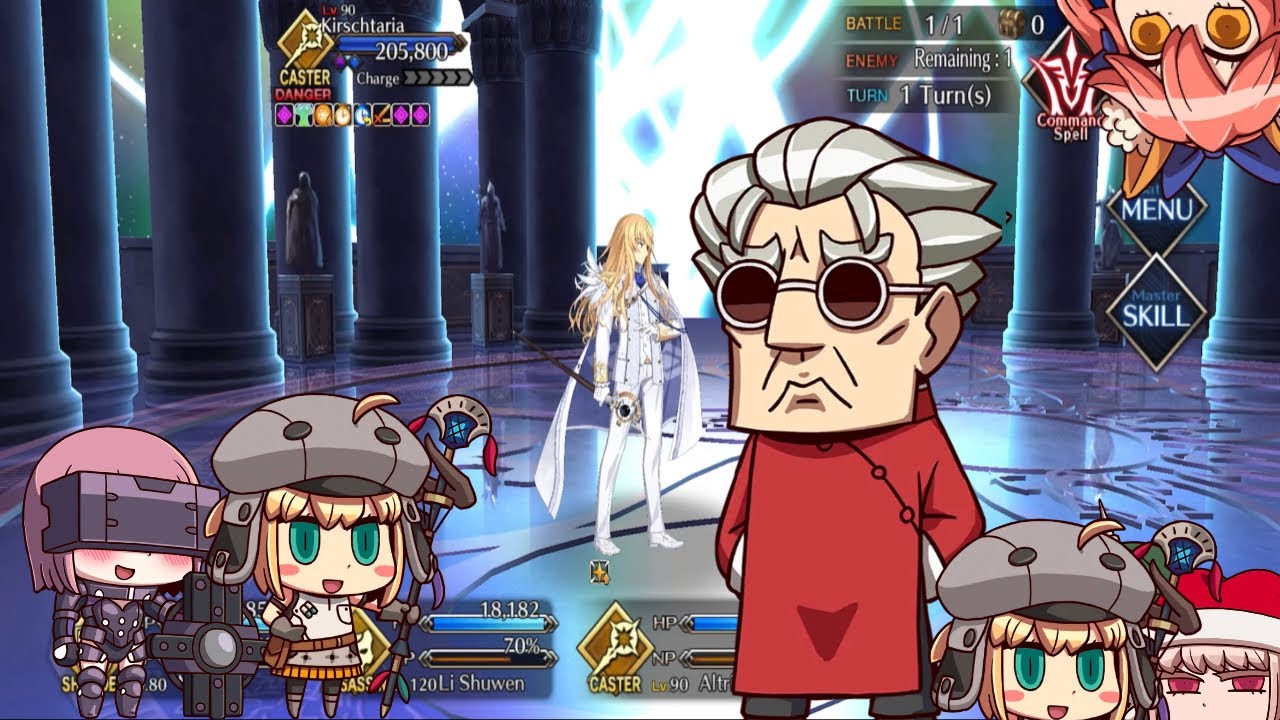 FGO TA Lv120 Li Shuwen (Assassin) 3-Turn Wodime - [Lostbelt 5.2 Olympus ...