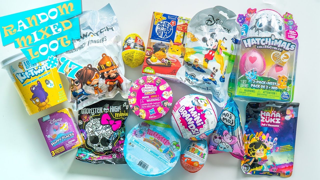 Random And Mixed Loot Opening Surprise Blind Bag Toys Unboxing #17 ...