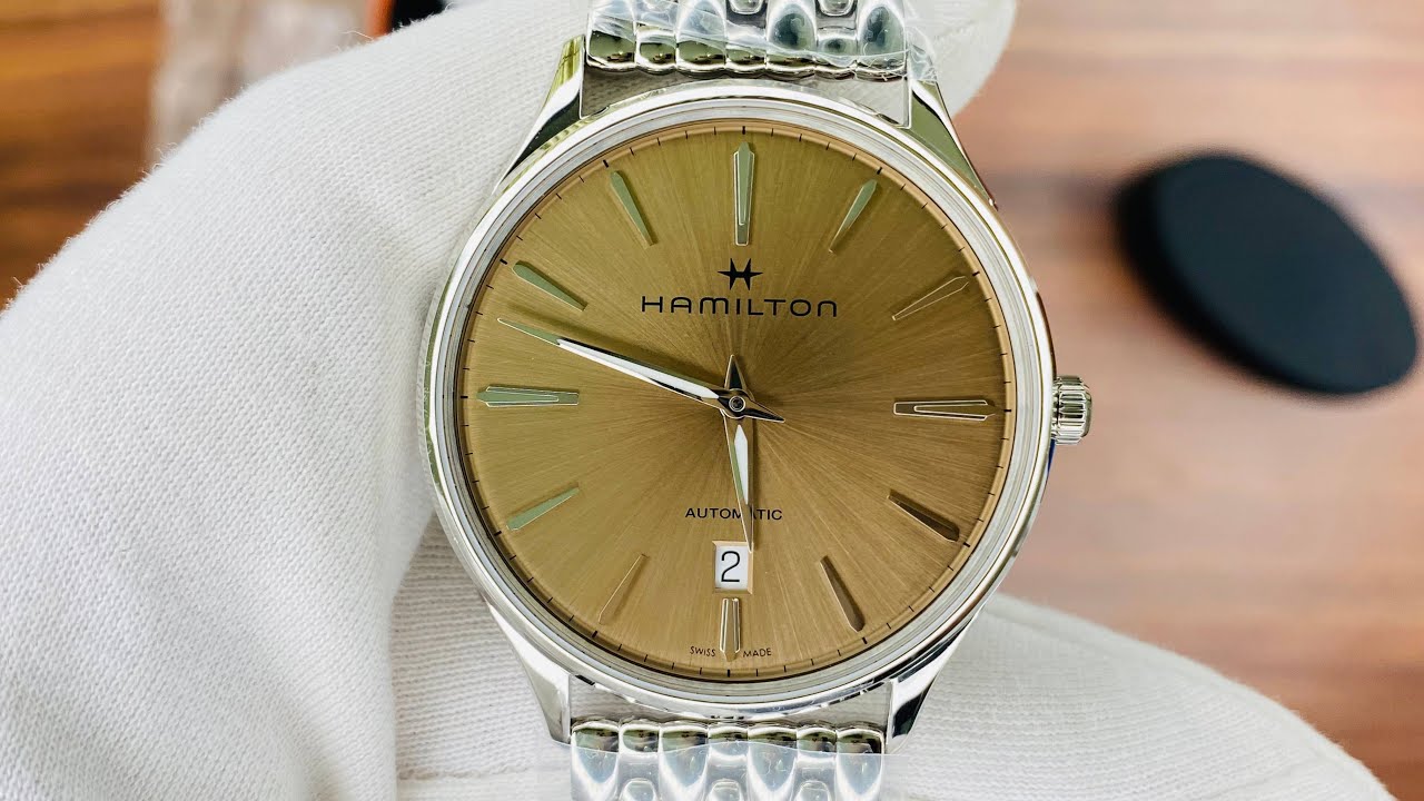 Xship.vn: Hamilton Men H38525121 Jazzmaster Thinline 40mm Brown Dial ...