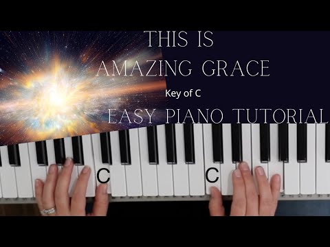 This Is Amazing Grace  -Jeremy Riddle~Phil Whickam~Josh Farro (Key of C)//EASY Piano Tutorial