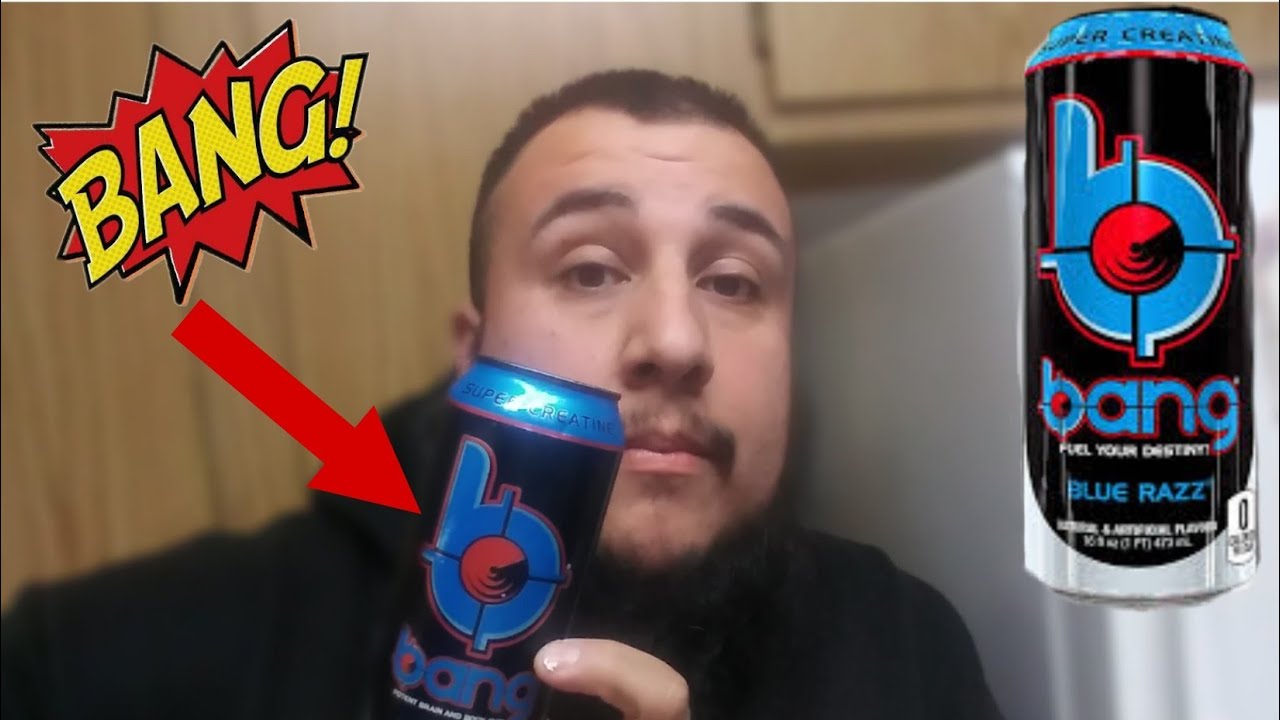 TRYING BANG BLUE RAZZ - YouTube