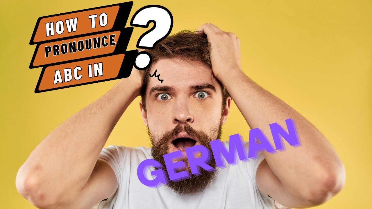 How should you pronounce German ABC? Let's learn together. - YouTube