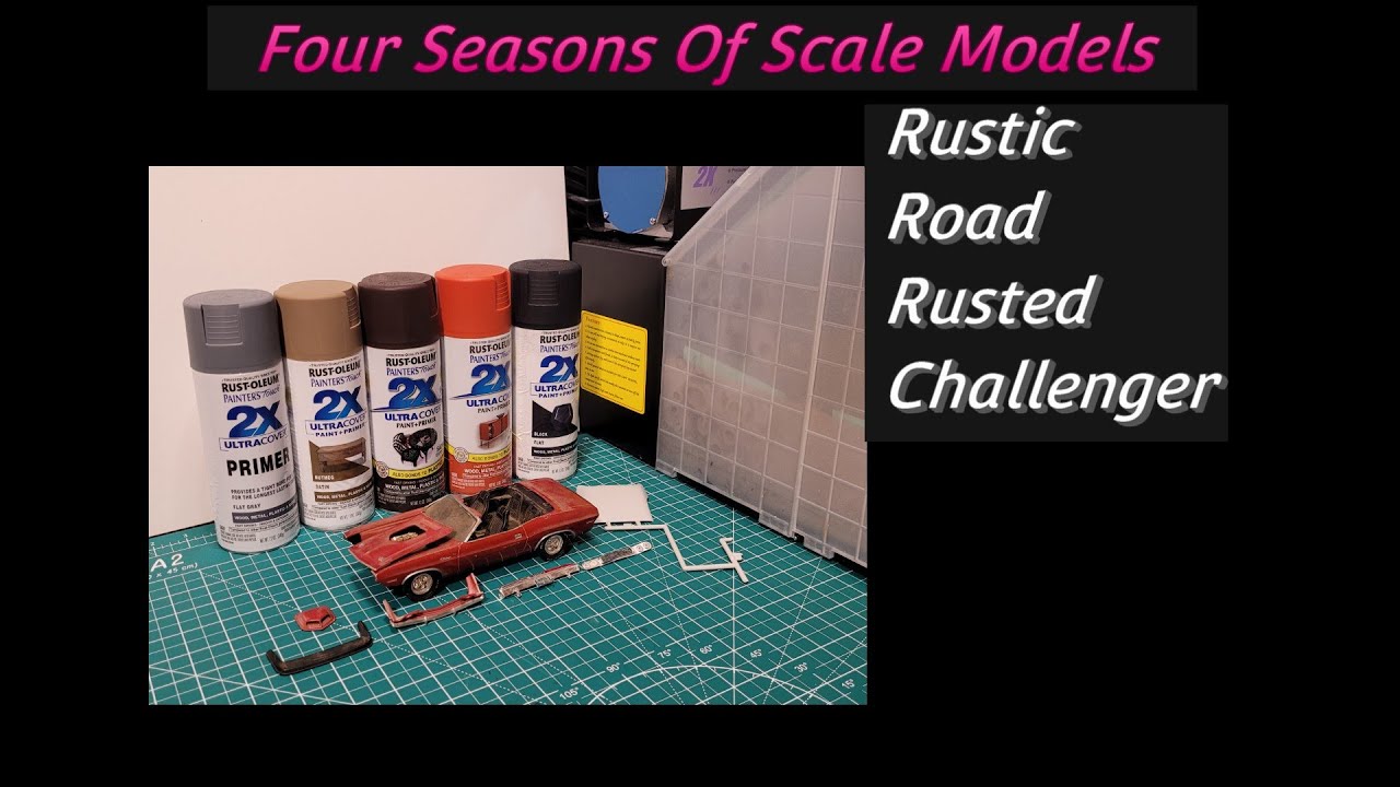 Four Seasons of Scale Models Build Series. Rustic Road Rusted ...