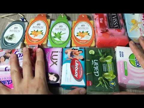 Yeni sabunlarımın paketlerini açtım / ASMR PAKET AÇMA SESLERİ / Tıkırtılar -#73